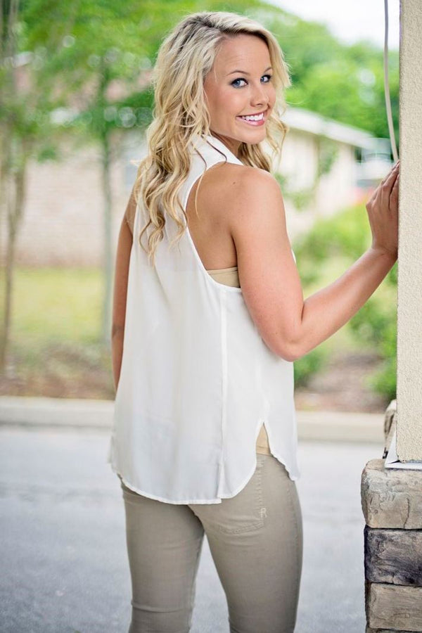 Free People: Lydia Top, Ivory - Elise
