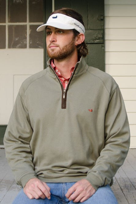 Southern Marsh: DownpourDry Cotton Pullover, Washed Sandstone - Elise