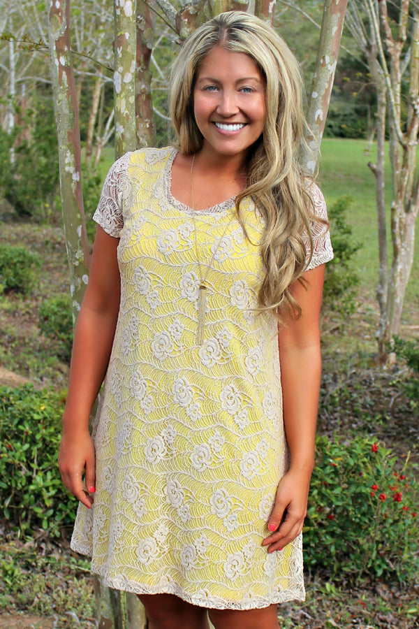 Uncle Frank: Gayle Dress, Yellow - Elise